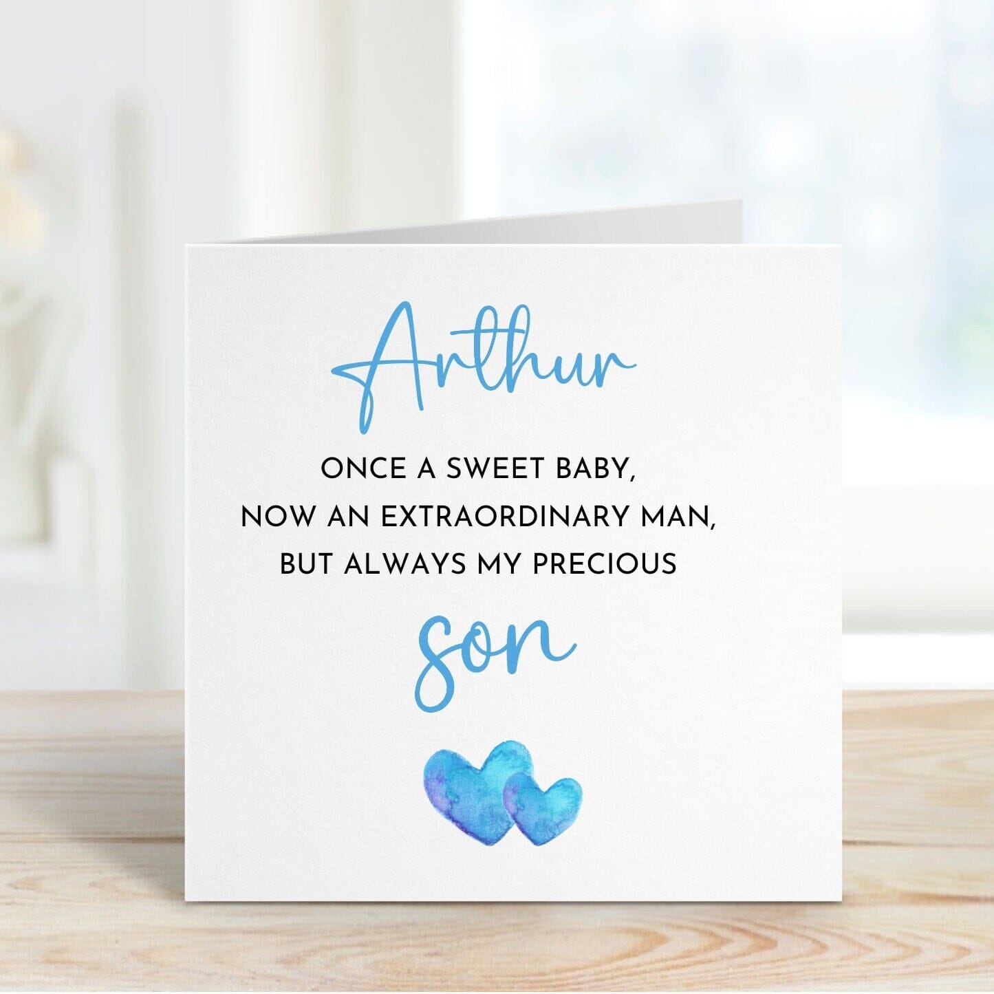 Card For Son Personalised Son's Birthday Gift Card Always My Precious ...