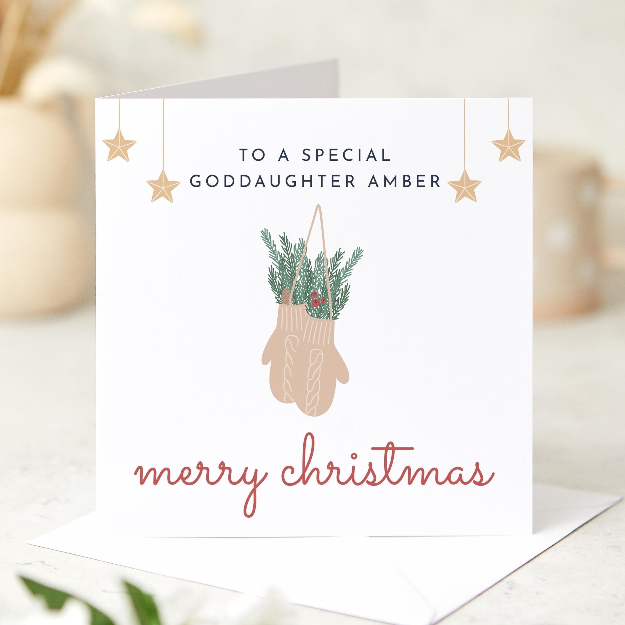 Christmas Card For Goddaughter Merry Christmas To A Special Goddaughter ...