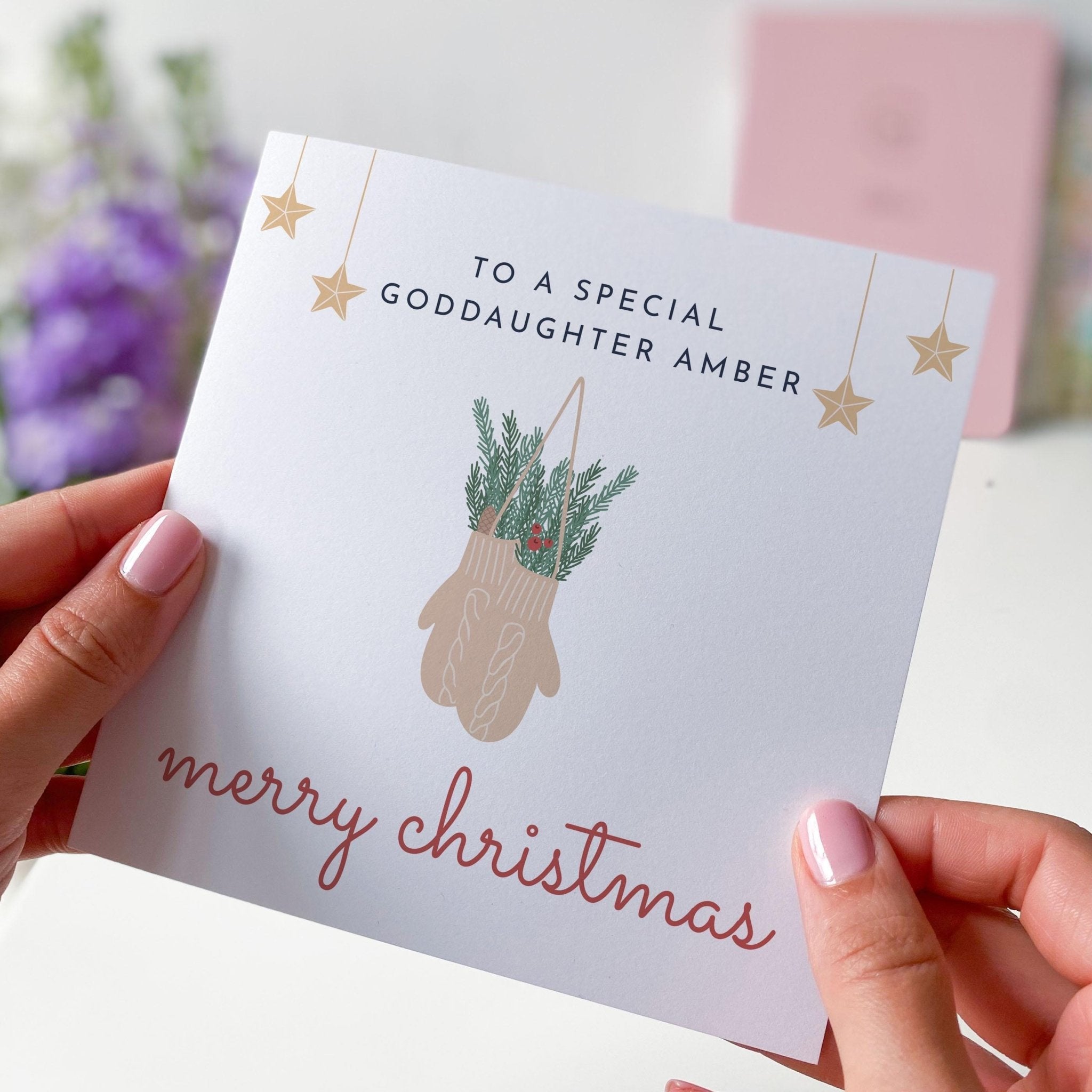 Christmas Card For Goddaughter Merry Christmas To A Special Goddaughter ...