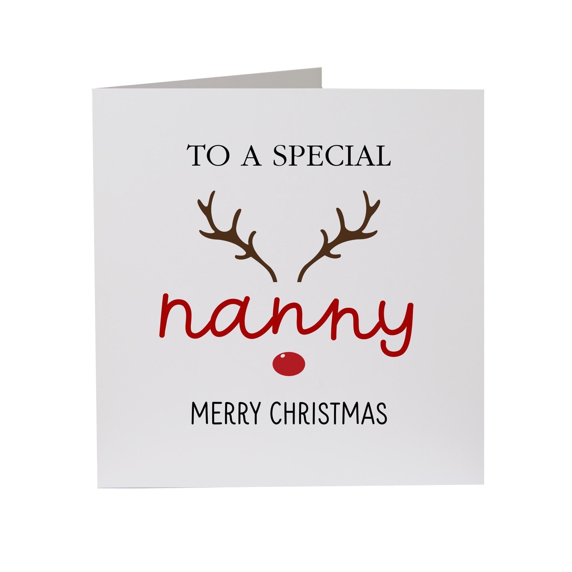 Christmas Card For Nanny Merry Christmas Card To A Special Nanny With A ...
