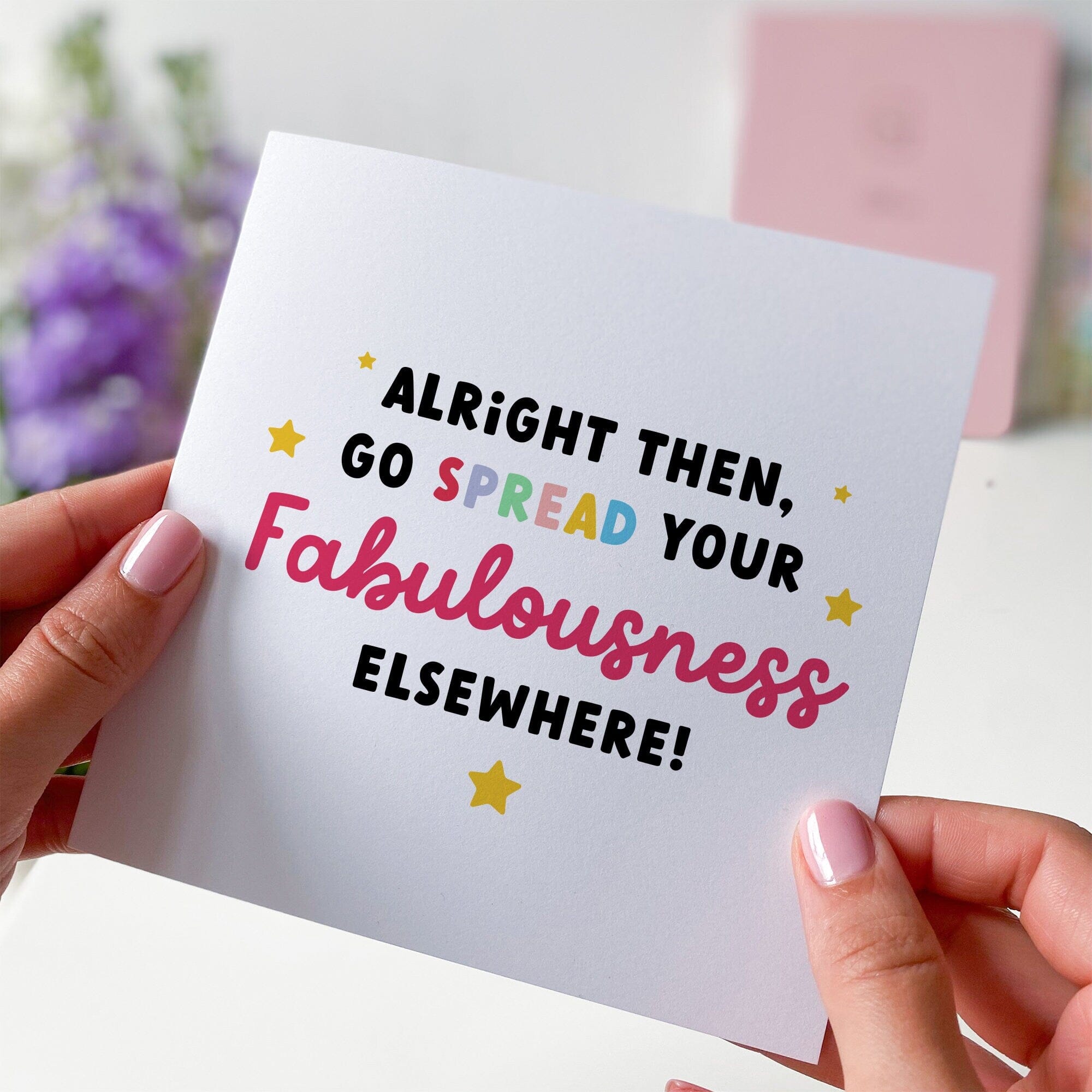 Funny Leaving Work Card For Colleague Good Luck Card Coworker New Job ...