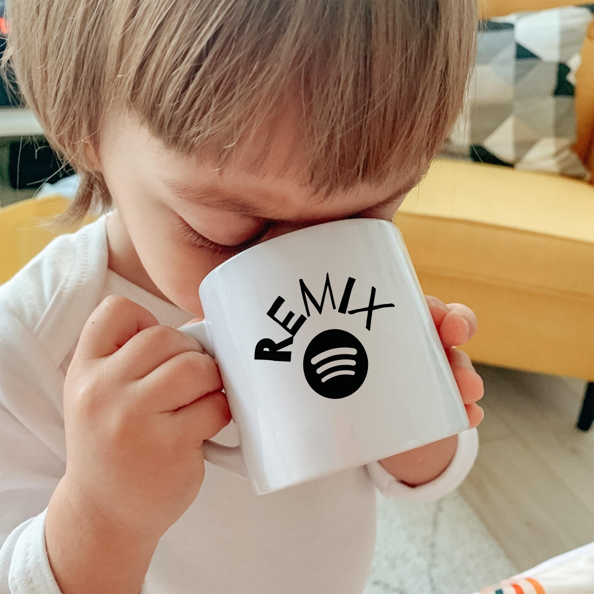 Funny Parent and Child Mug Set Original & Remix Design Music-Themed ...