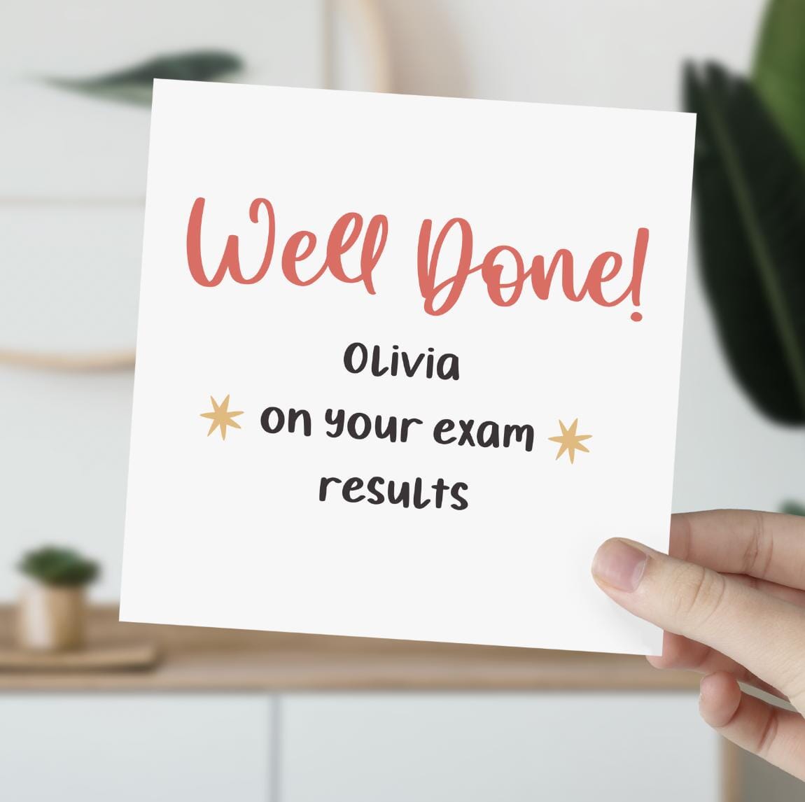 Well Done Exam Result Card For Her Him Personalised Congratulations ...