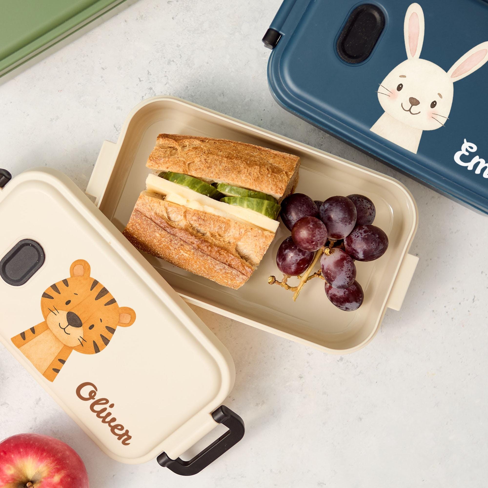 Woodland Animals Lunch Box Personalised Back to School Gift for Kids ...